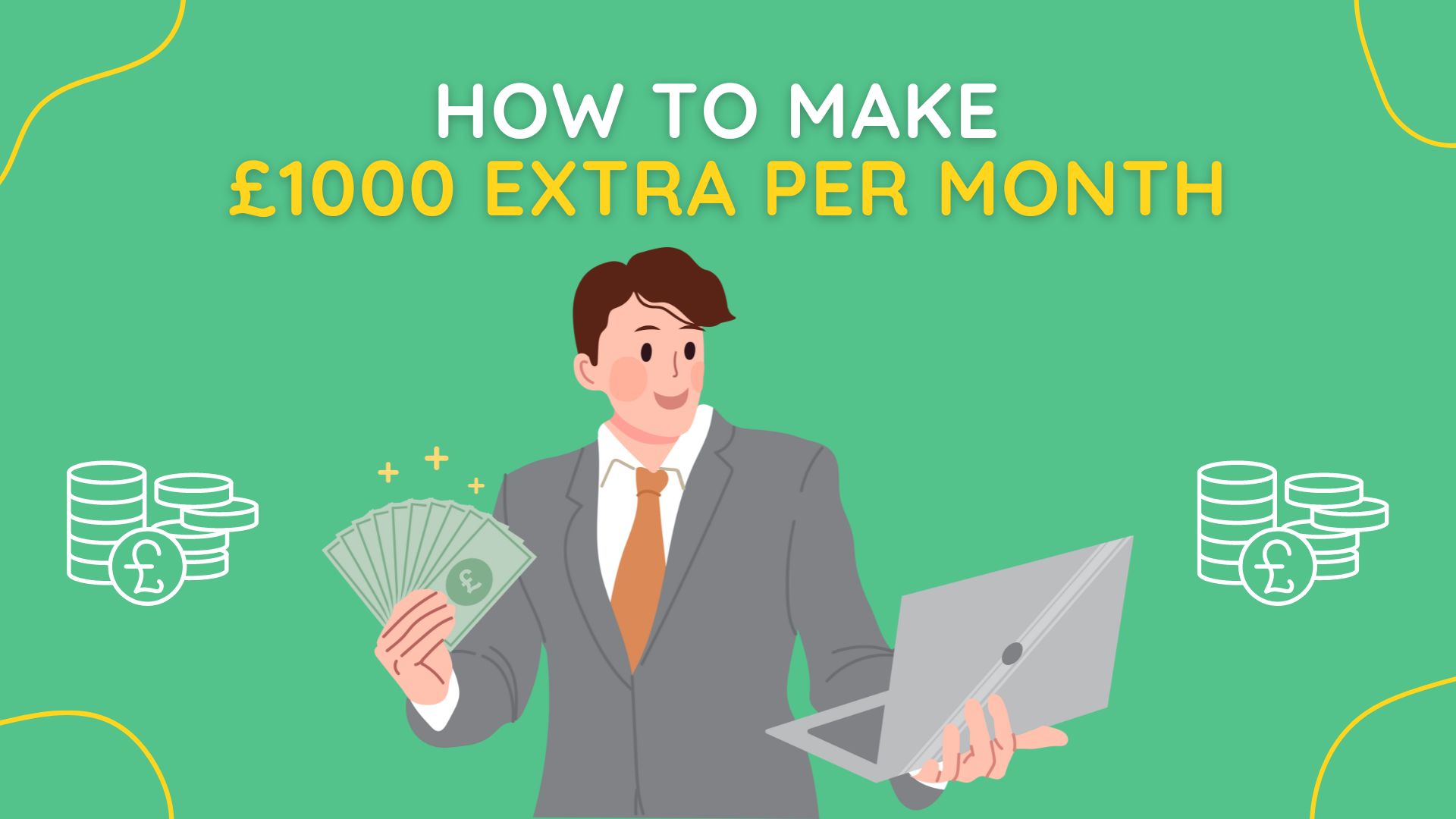 How To Make £1000 Extra A Month UK? (16 Ways) - Up the Gains