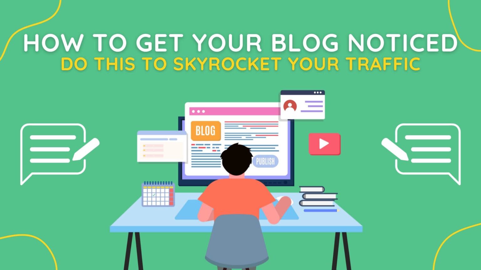 How To Get Your Blog Noticed - Skyrocket Your Traffic! - Up the Gains