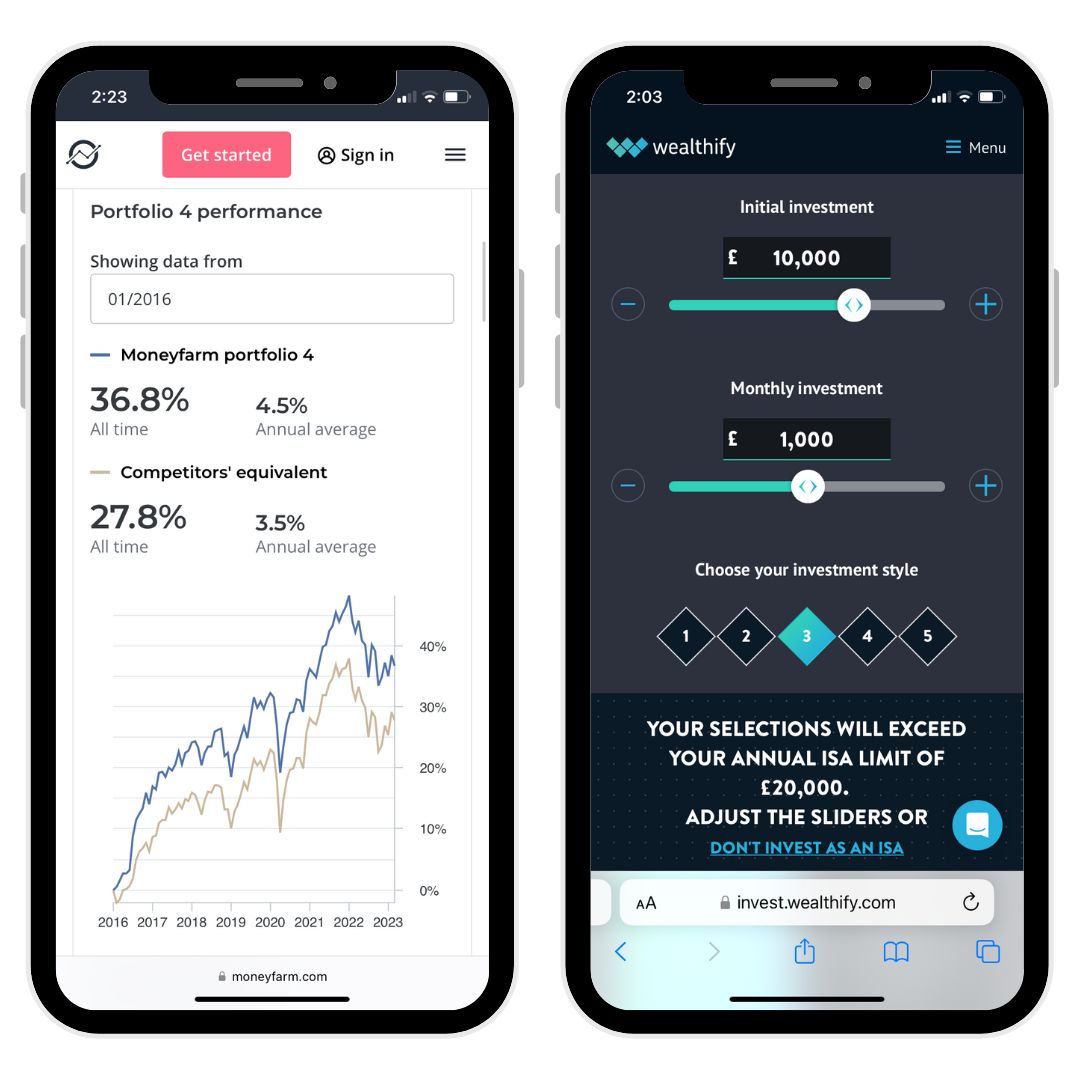 Moneyfarm vs Wealthify - Which Broker Should You Choose? - Up the Gains