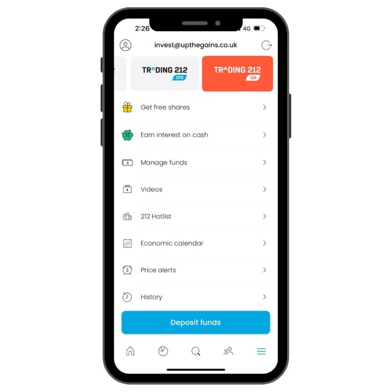 Trading 212 Review UK 2026 - Pros & Cons (Personally Tested) - Up the Gains