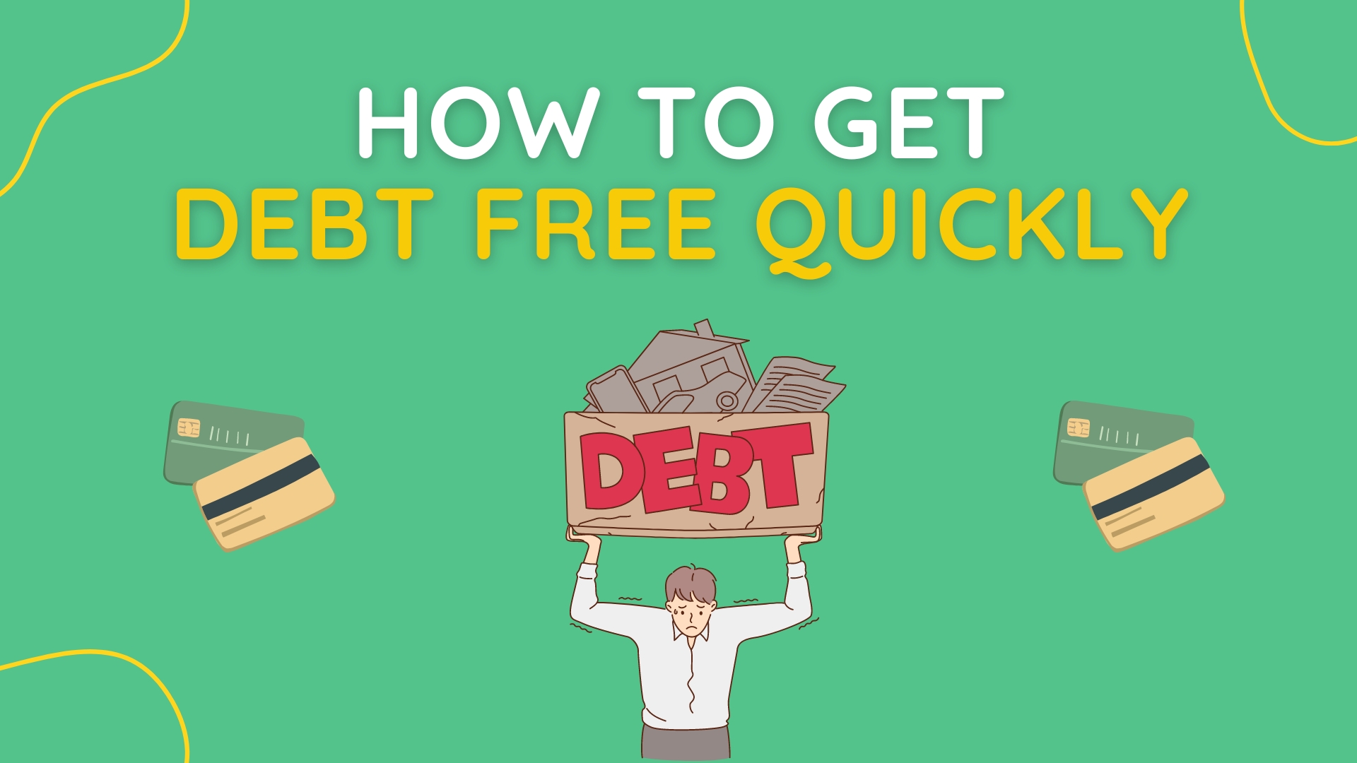 5 Easy Steps To Get Out of Debt FAST! - Up the Gains