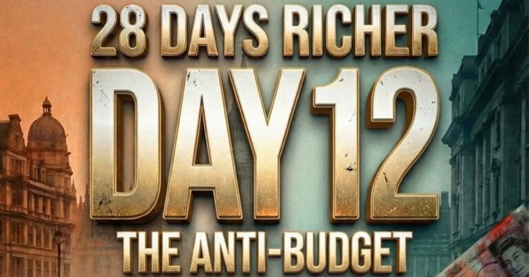 28 Days Richer - Day 12: The Anti-Budget - Up the Gains