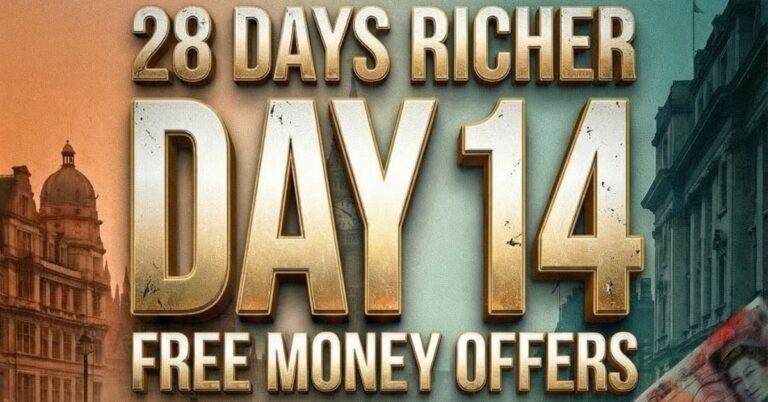 28 Days Richer - Day 14: Sign Up for One Free Money Offer - Up the Gains