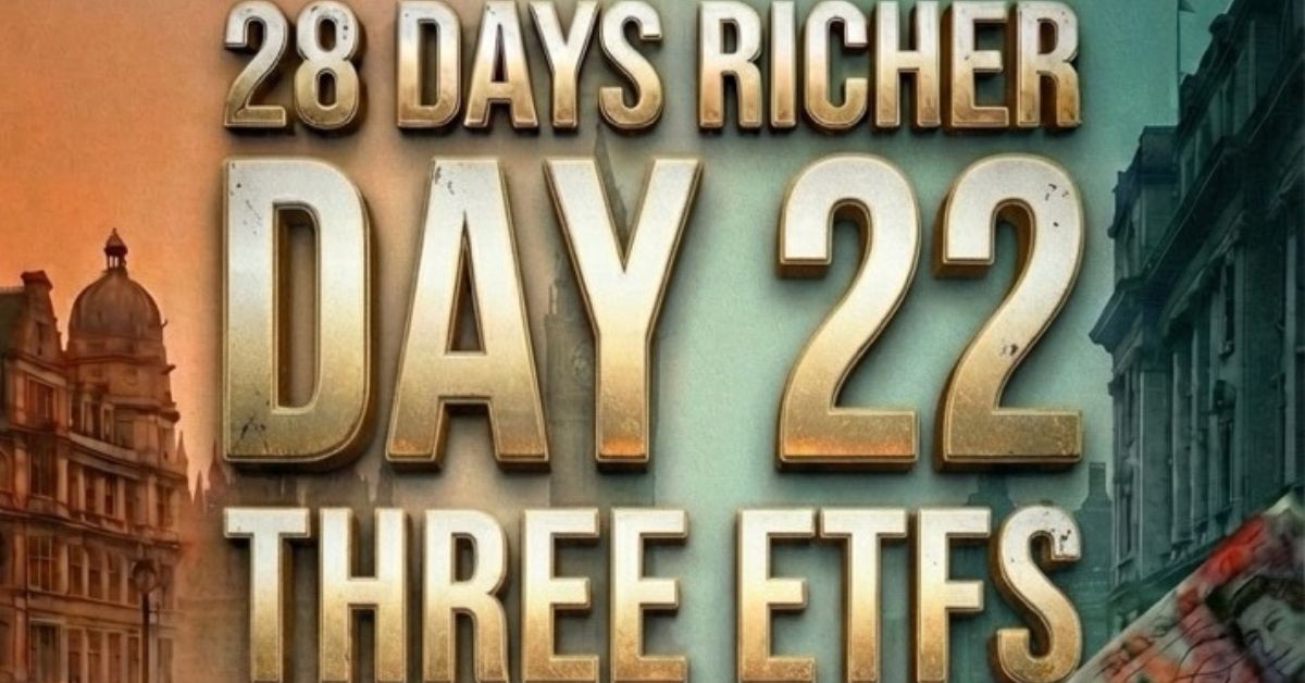 28 Days Richer - Day 22: Three ETFs