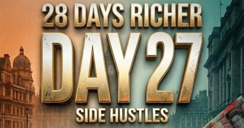 28 Days Richer - Day 27: Side Hustles You Can Do on the Toilet - Up the ...