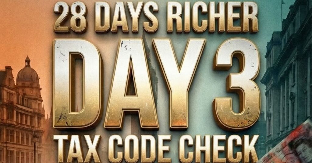 28 Days Richer - Day 3: Check Your Tax Code (You Might Be Owed Hundreds ...