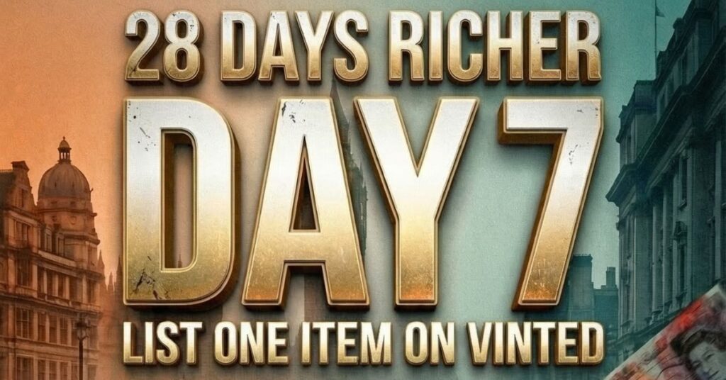 28 Days Richer - Day 7: List One Item on Vinted - Up the Gains