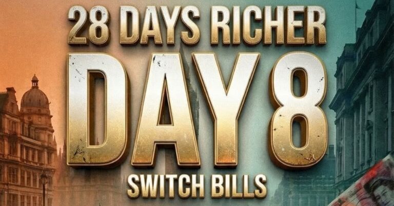 28 Days Richer - Day 8: Compare Your Energy and Broadband - Up the Gains